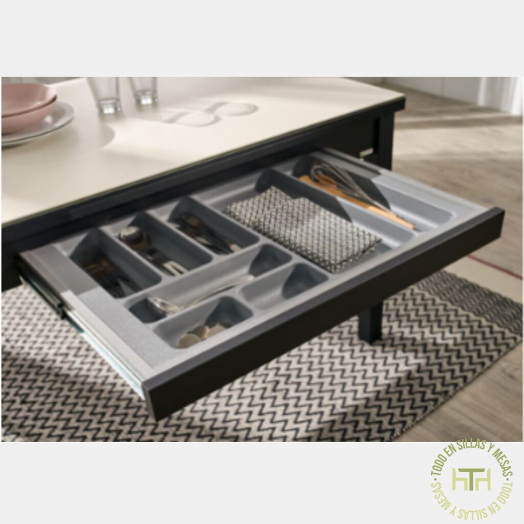 MESA DE COCINA EXTENSIBLE EBRO PORCELÁNICO