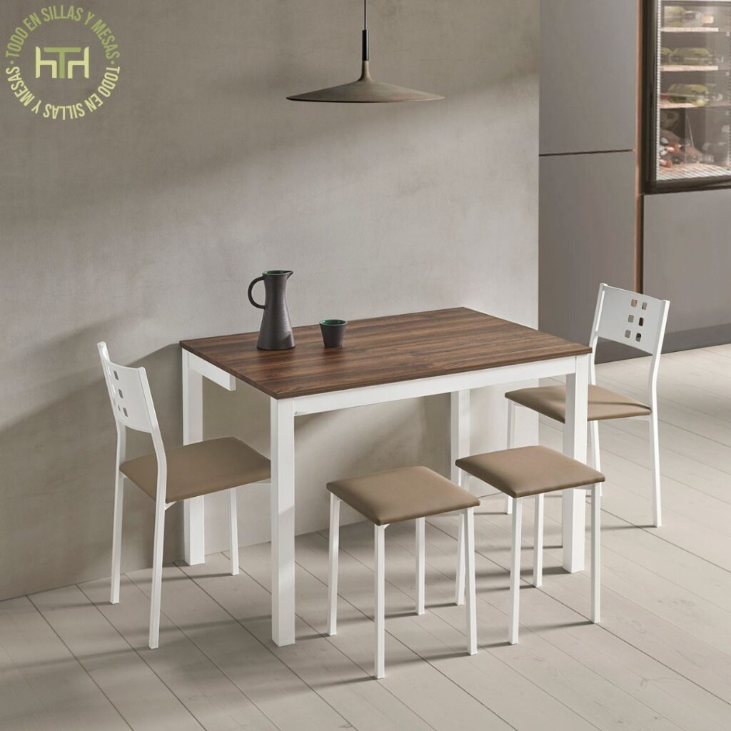 MESA DE COCINA MANGO EXTENSIBLE LAMINADO