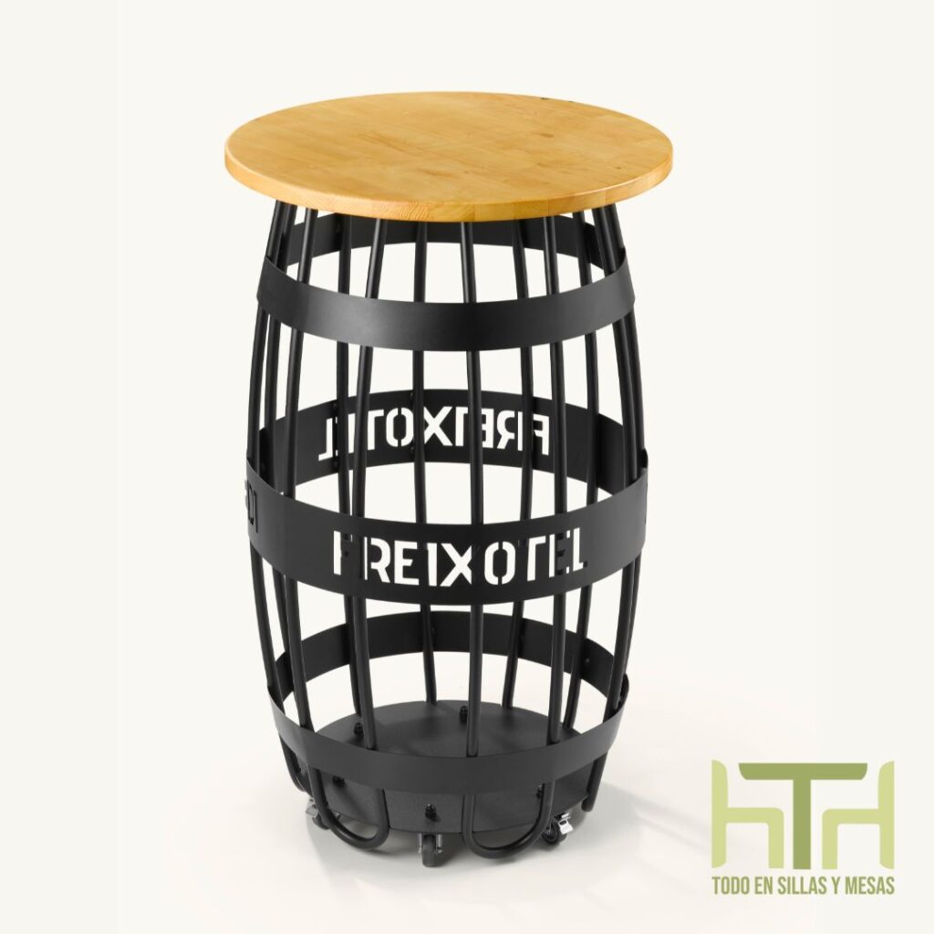 Mesa Bar alta Barril - todoensillasymesas.com