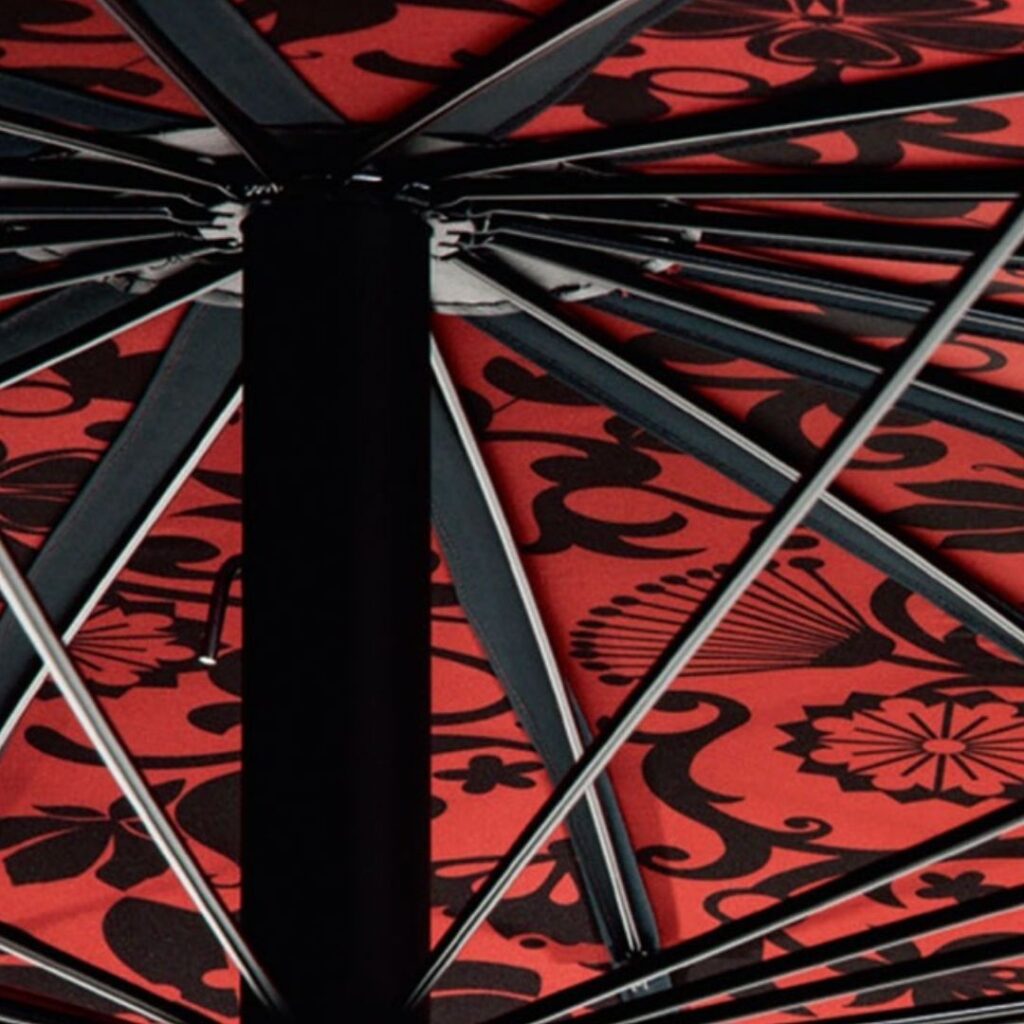 PARASOL DE DISEÑO GEISHA, CULTURA JAPONESA EN TU JARDIN