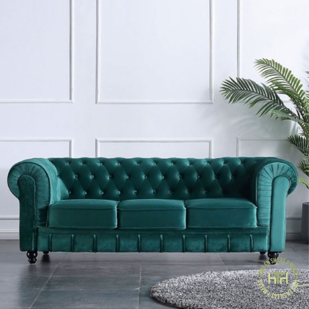 Sofá Chesterfield 3 Plazas - todoensillasymesas.com