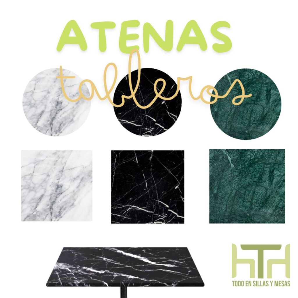 Tableros de Mármol para Hostelería Atenas - todoensillasymesas.com